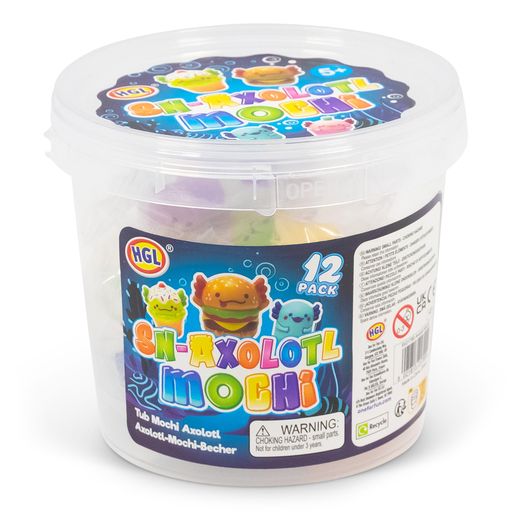 Snaxolotl Mochi 12 Piece Fidget Bucket – Sugar Rush Neath