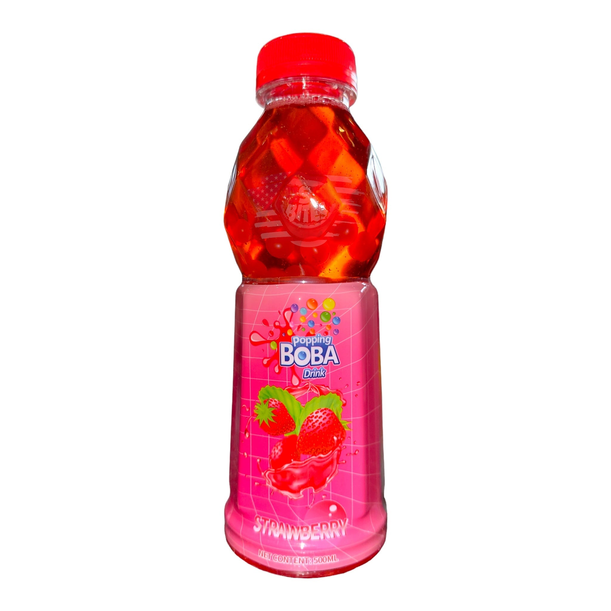 Popping Boba Bottle Strawberry 350ml – Sugar Rush Neath