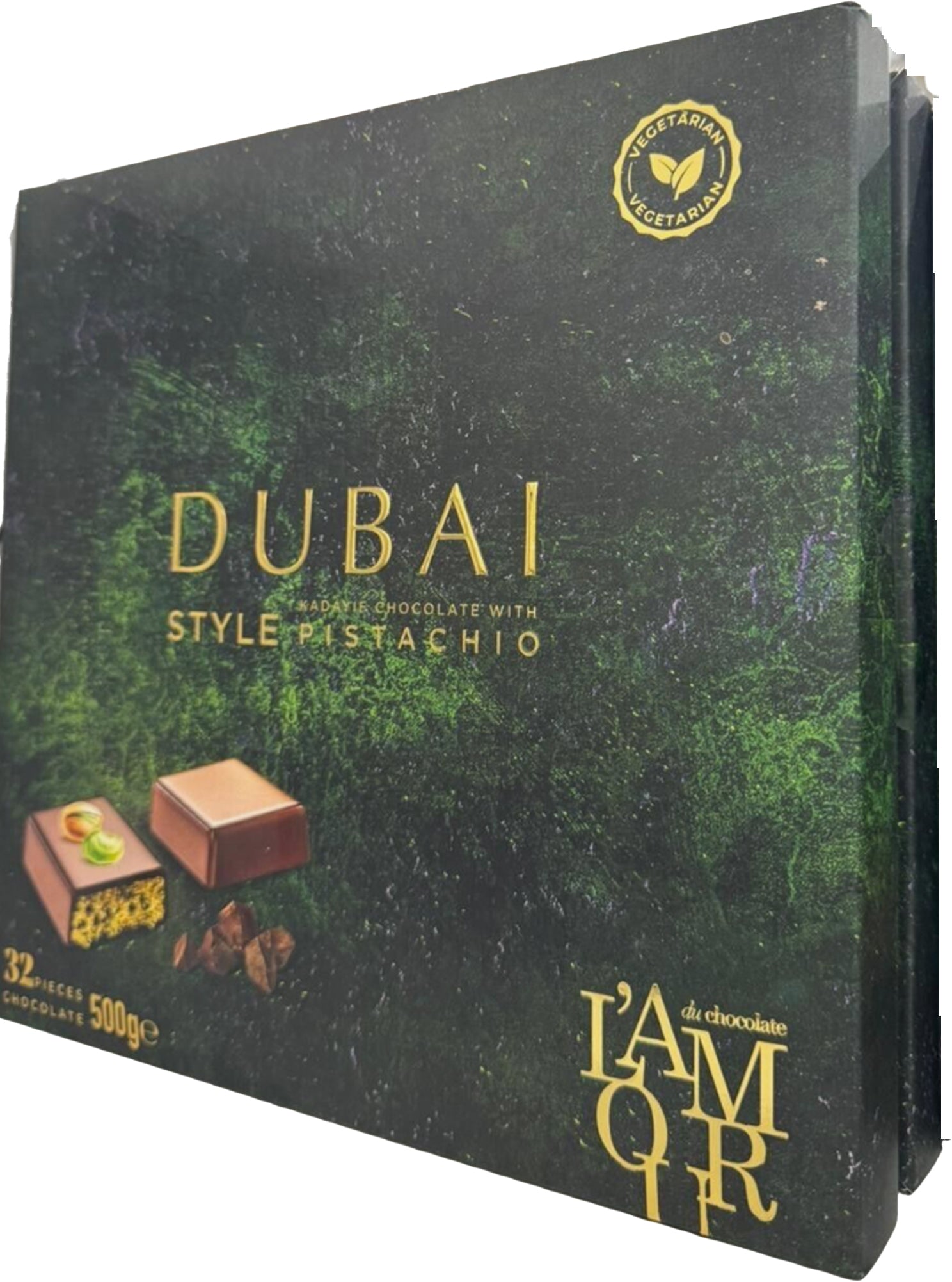 Dubai Style Kadayif Chocolate with Pistachio 500g – Sugar Rush Neath