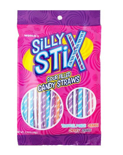 Worlds Silly Stix (Pixy Stix) 78g – Sugar Rush Neath